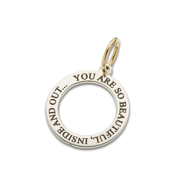 Beautiful inside and out charm therapeutic jewellery